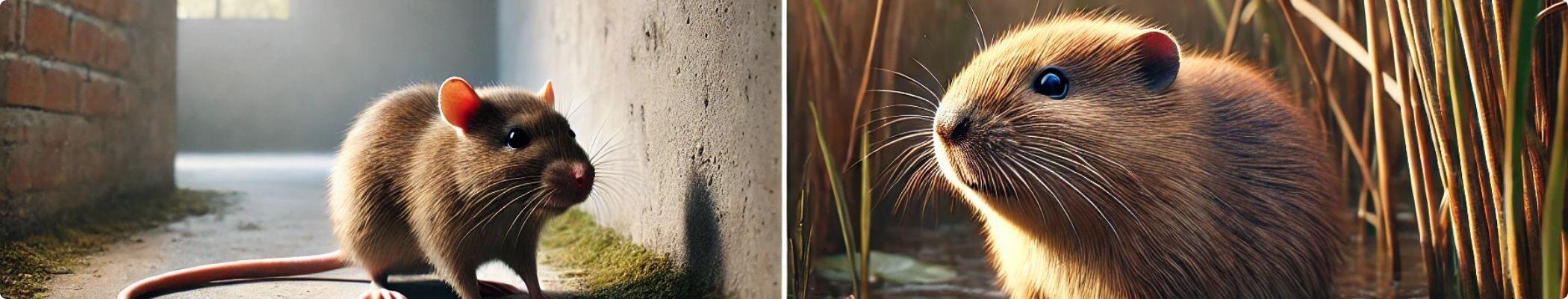Differences Between Rats Vs Muskrats | Pests Exterminators